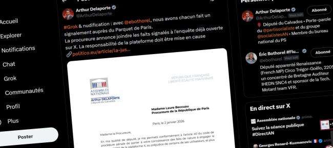 Le député Arthur Delaporte propose d'interdire les IA qui déshabillent ...